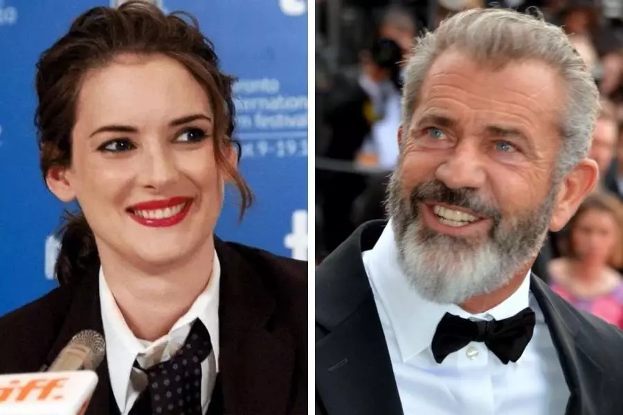 Mel Gibson o arabela liqoso tsa tlhekefetso ea Winona Ryder