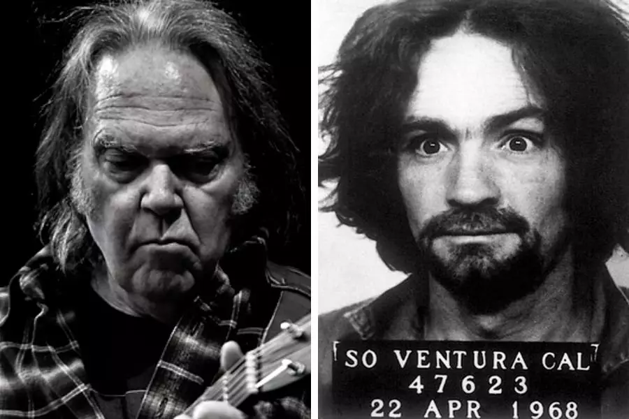 Strana Neil Young li ser qatil Charles Manson nivîsand