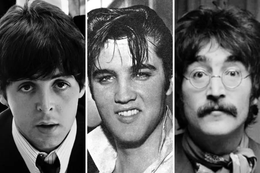 Wéini hunn d'Beatles den Elvis Presley begéint?