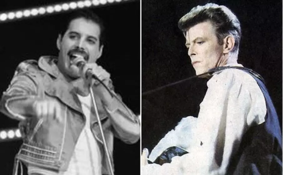 David Bowie Freddie Mercury geïsoleerde zang Under Pressure