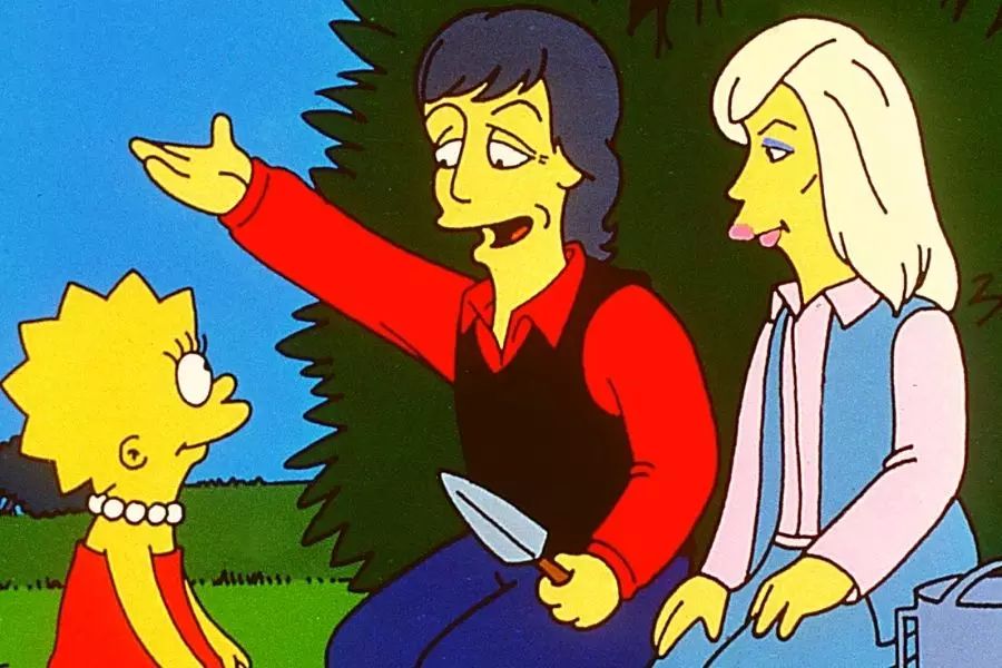 La apero de Paul kaj Linda McCartney en La Simpsonoj
