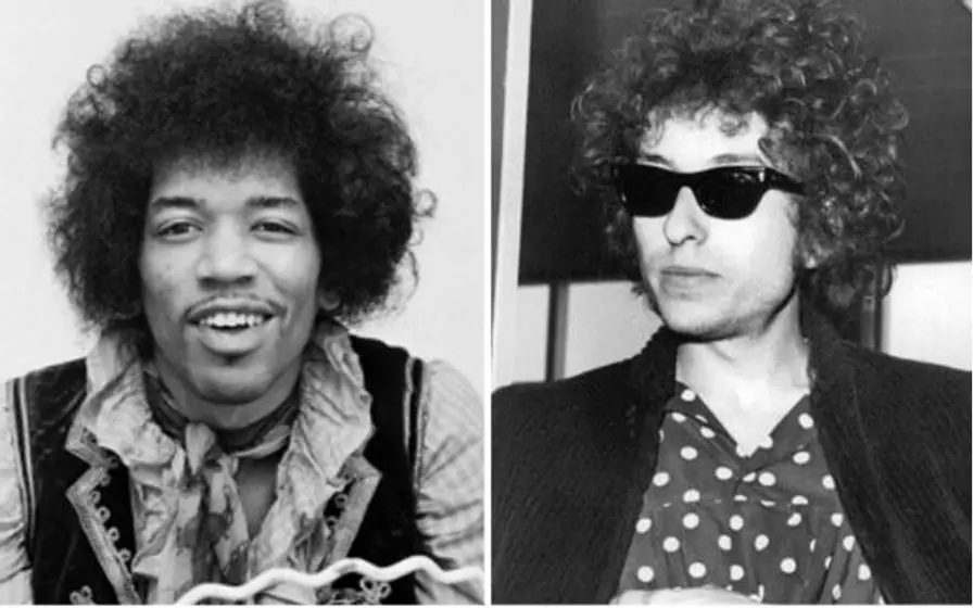 Meta Jimi Hendrix iltaqa’ ma’ Bob Dylan għall-ewwel u l-unika darba