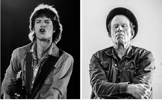 The Rolling Stones og Tom Waits spiller "Little Red Rooster"