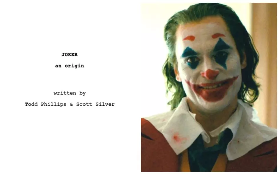 An script don scannán ‘Joker’ le Todd Phillips eisithe ar líne