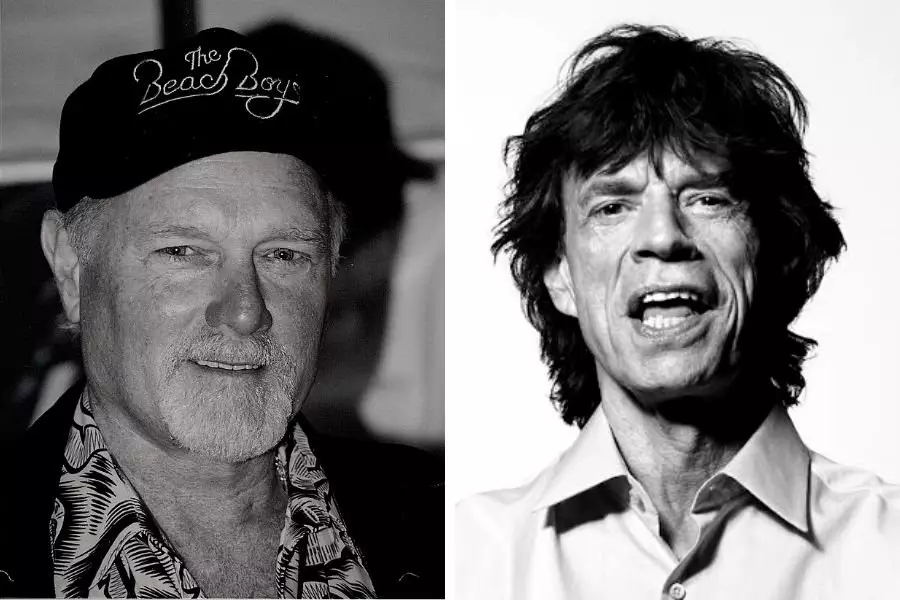 Nalika The Beach Boys nyauran Mick Jagger salaku "hayam"