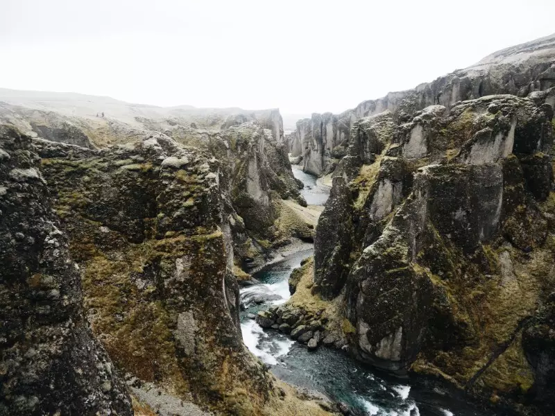 Islandia culpa a Justin Beiber polo peche do lugar de beleza Fjaðrárgljúfur
