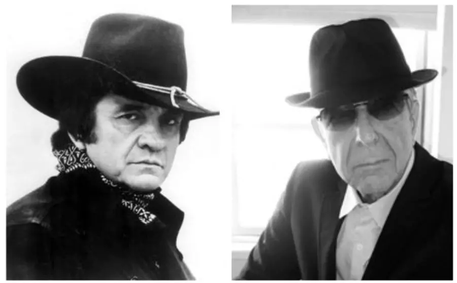 Erlebe noch einmal, wie Johnny Cash live über Leonard Cohen berichtet