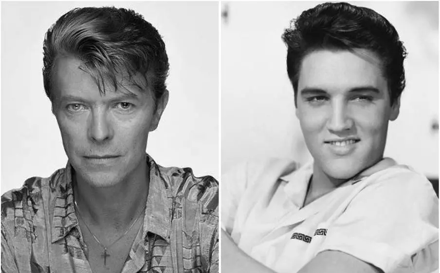 הערן צו David Bowie קאַווערינג Elvis Presley לעבן