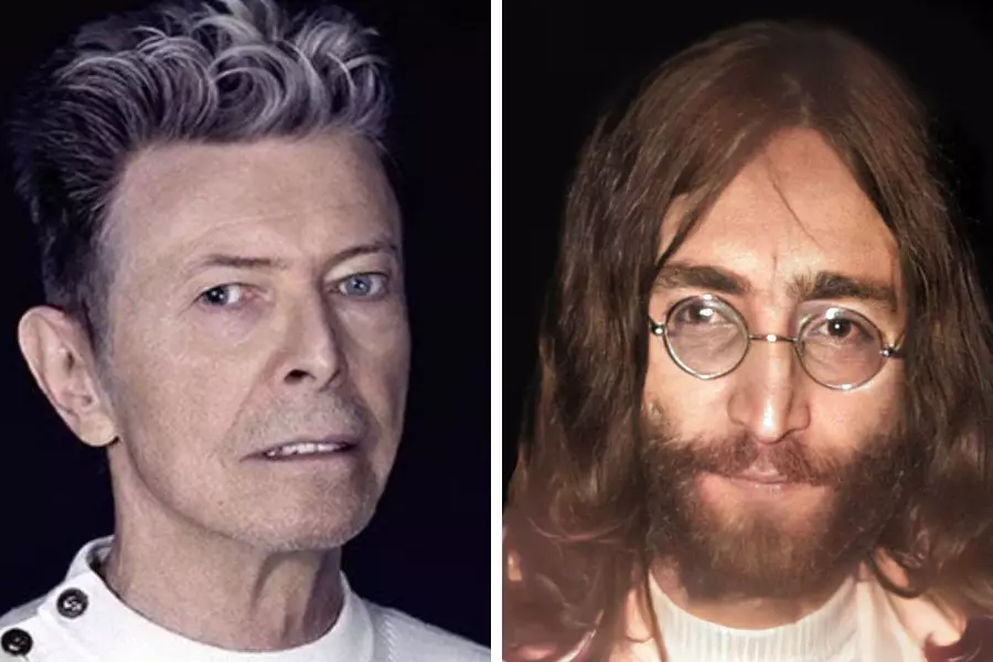 David Bowie te "pè" pou l rankontre John Lennon