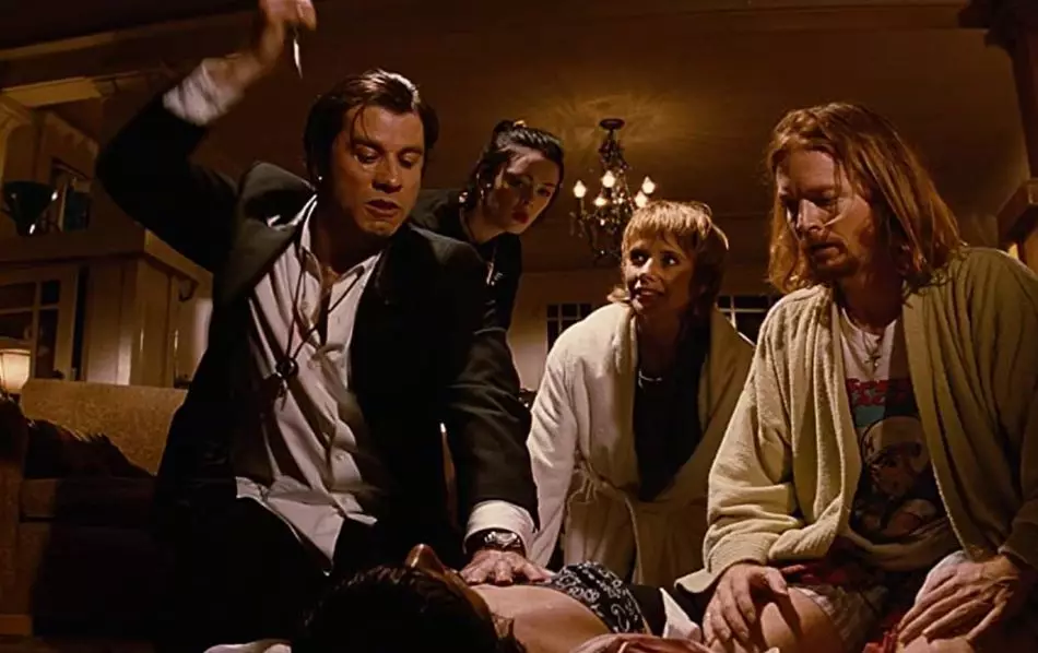 Kā Kventins Tarantino filmēja Pulp Fiction "pārdozēšanas" ainu