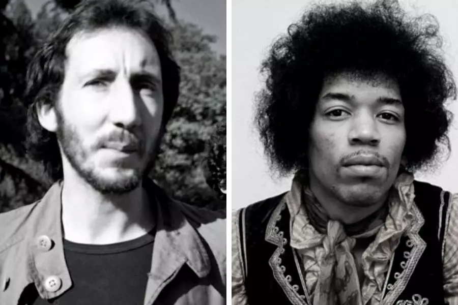 Pete Townshend ar ei berthynas ryfedd â Jimi Hendrix