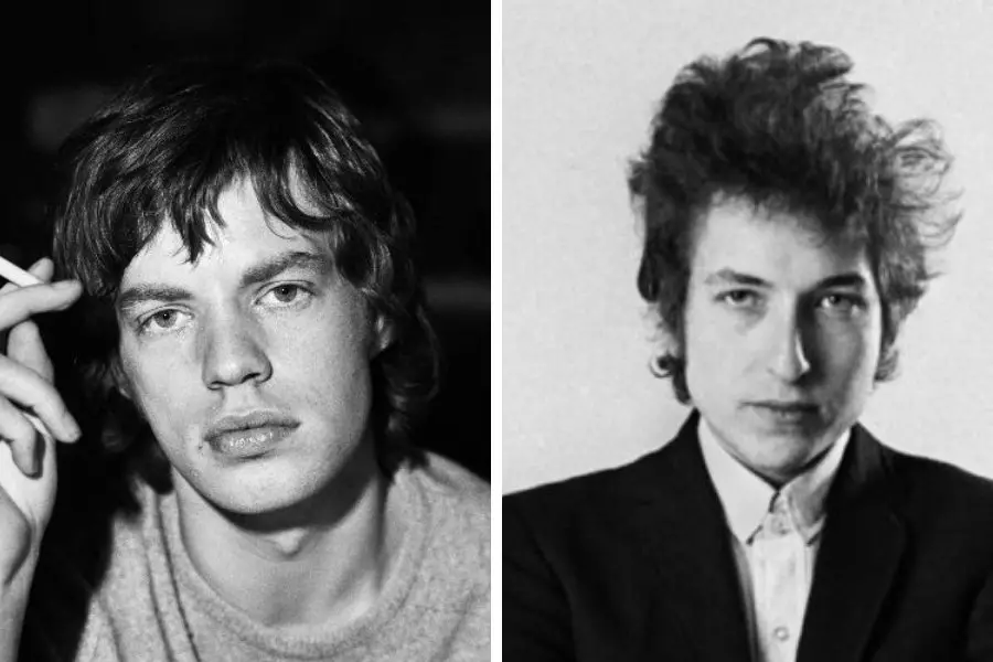 Чаро Боб Дилан ангушти The Rolling Stones дод