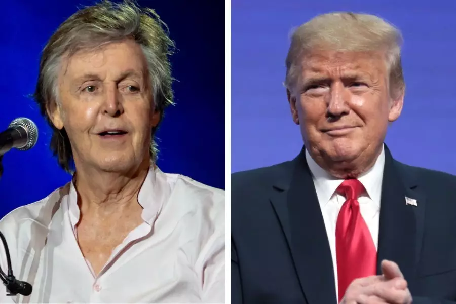 De Paul McCartney Lidd dat den Donald Trump attackéiert