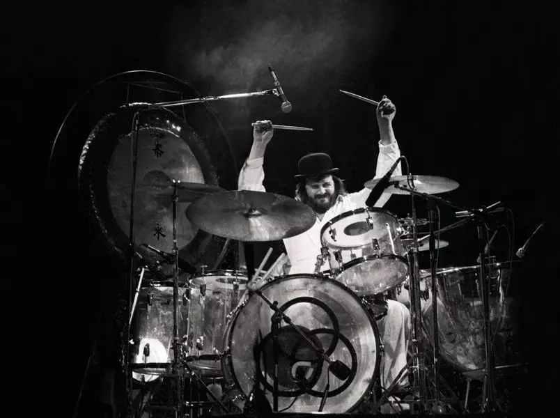 John Bonham's isolearre drums op Led Zeppelin's All My Love