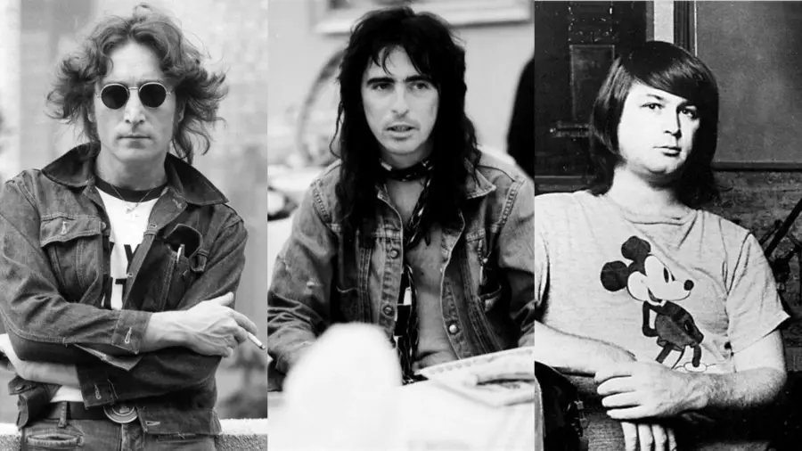Unthâld it momint dat Alice Cooper úteinlik Brian Wilson yntrodusearre oan John Lennon