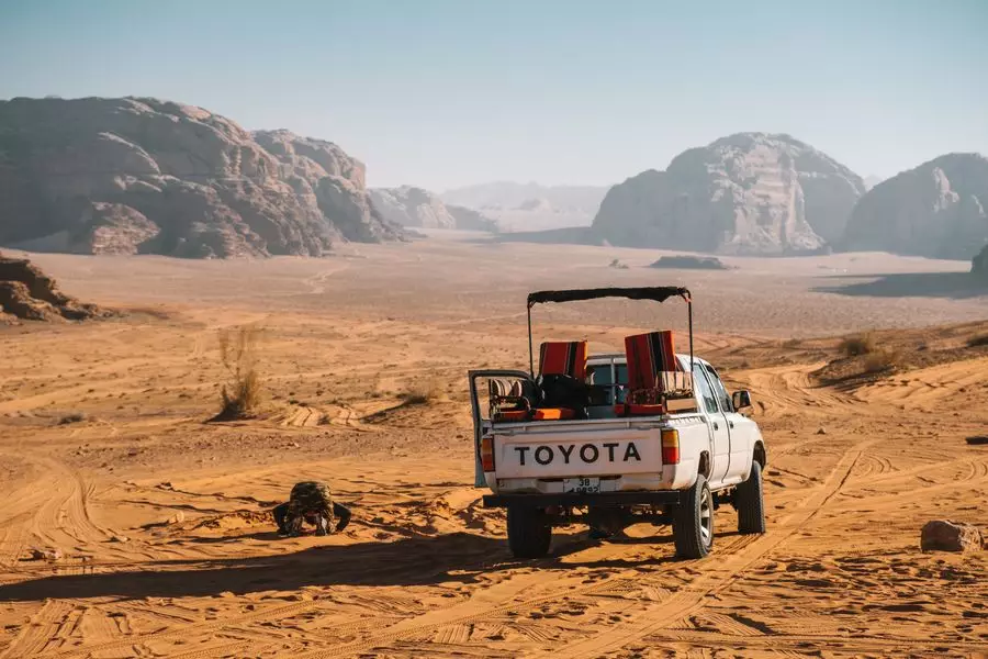 SF映画のロケ地として使われたヨルダンの砂漠、ワディラム 295_1