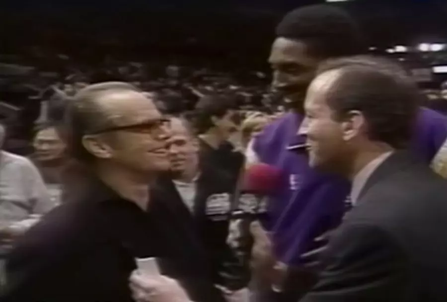 Jack Nicholson man þegar hann hitti Kobe Bryant fyrst