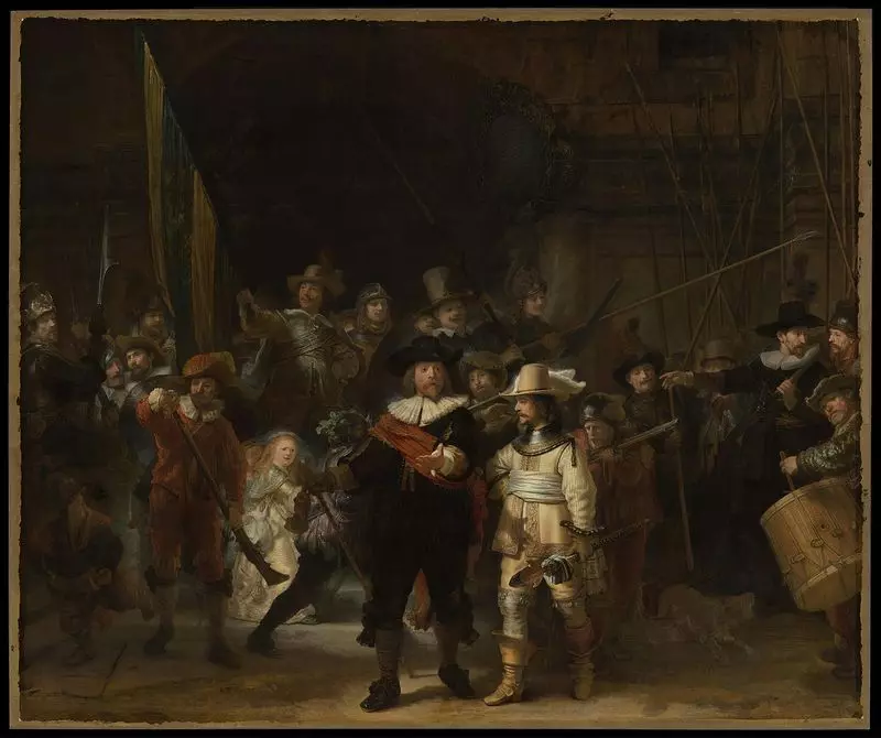 Næturvaktin eftir Rembrandt