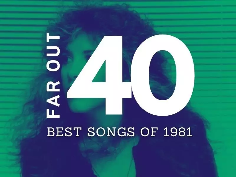 1981ના 40 શ્રેષ્ઠ ગીતોની પ્લેલિસ્ટ