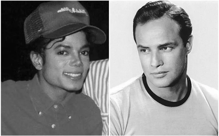 Thug Marlon Brando aghaidh ar líomhaintí mí-úsáide Michael Jackson
