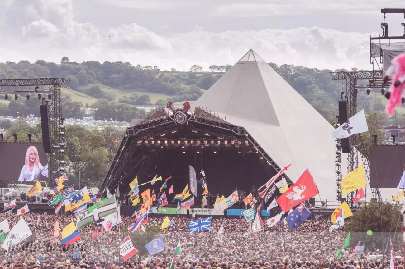 Glastonbury Festival 2014: 멀리서 본 풍경