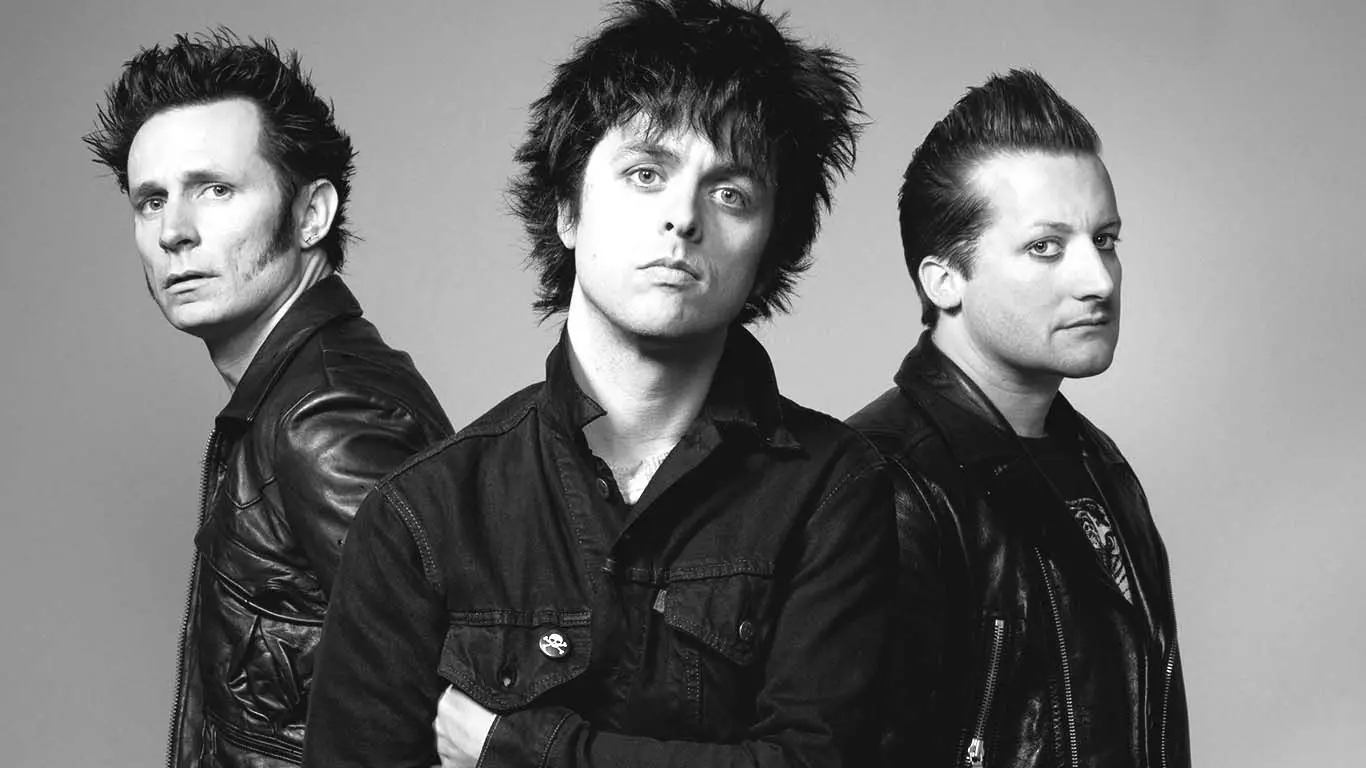Green Day sal 25 jaar van 'Dookie' by AMA's vier