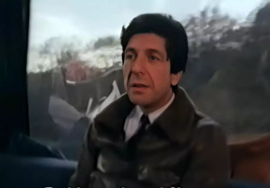 Vzácné záběry filozofování Leonarda Cohena v autobuse