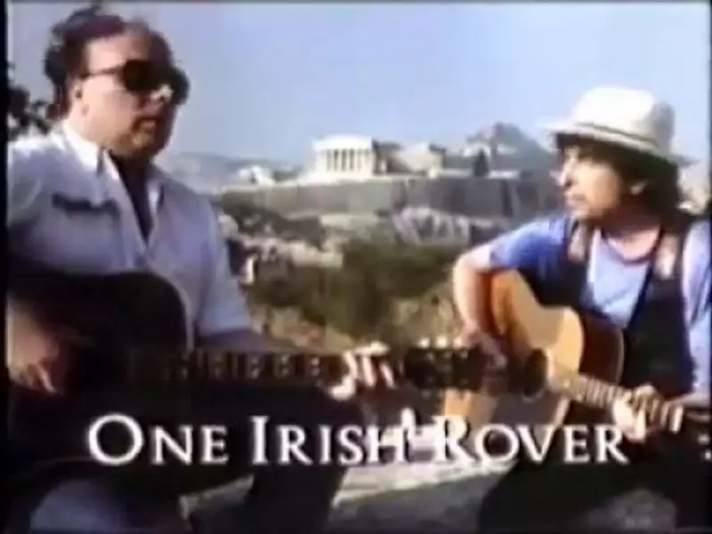 Ο Bob Dylan και ο Van Morrison τραγουδούν το «One Irish Rover» στην Αθήνα