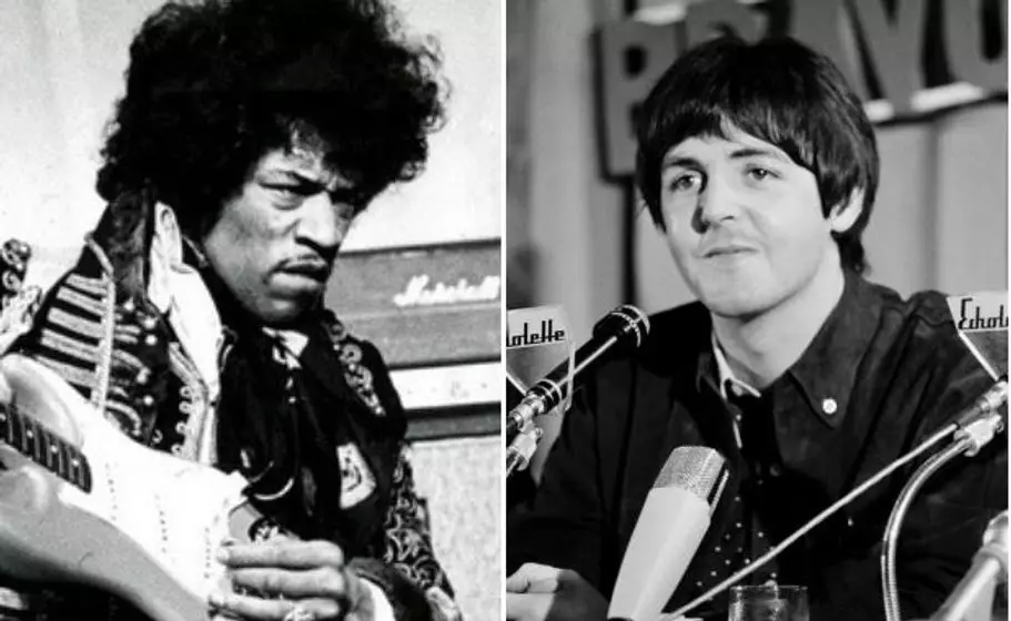 Ikusi Jimi Hendrix The Beatlesen abestiaren 'Sgt. piperra'