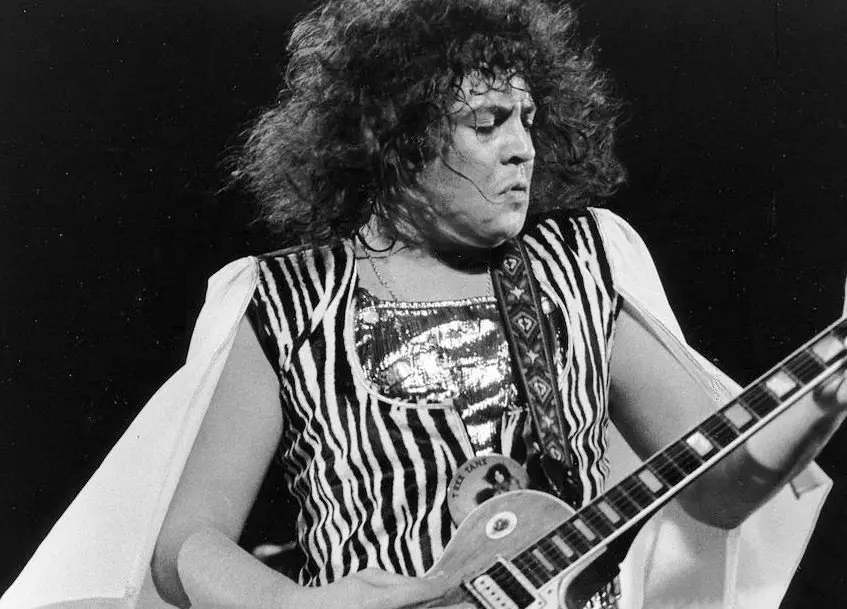 Marc Bolan's isolearre gitaar foar T-Rex's '20th Century Boy'