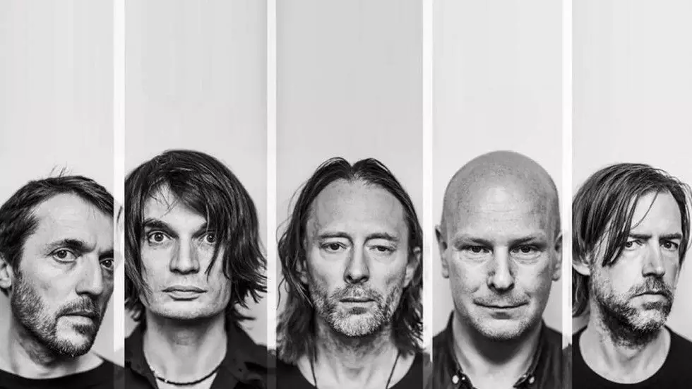 Gollyngodd 18 awr o sesiynau 'OK Computer' Radiohead ar-lein