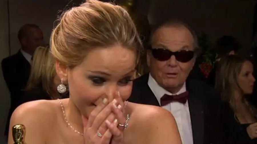 Vaadake uuesti hetke, mil Jennifer Lawrence kohtus Jack Nicholsoniga
