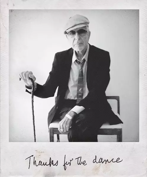 Estos nova albumo de Leonard Cohen 'Thanks for the Dance' en novembro
