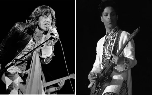 Muka depan Prince's 1993 bagi The Rolling Stones' Honky Tonk Woman