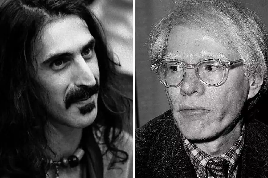 Ang awkward nga interbyu tali ni Andy Warhol ug Frank Zappa