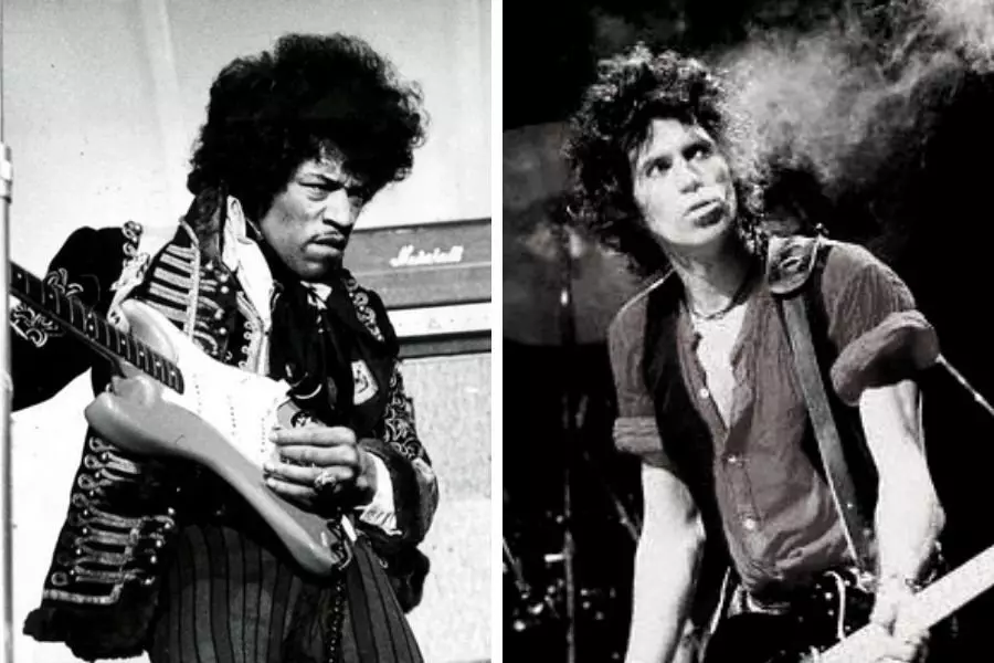 Jimi Hendrix ug The Rolling Stones talagsaon nga footage gikan sa 1969