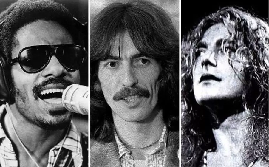 Doe't Led Zeppelin pranked George Harrison en Stevie Wonder