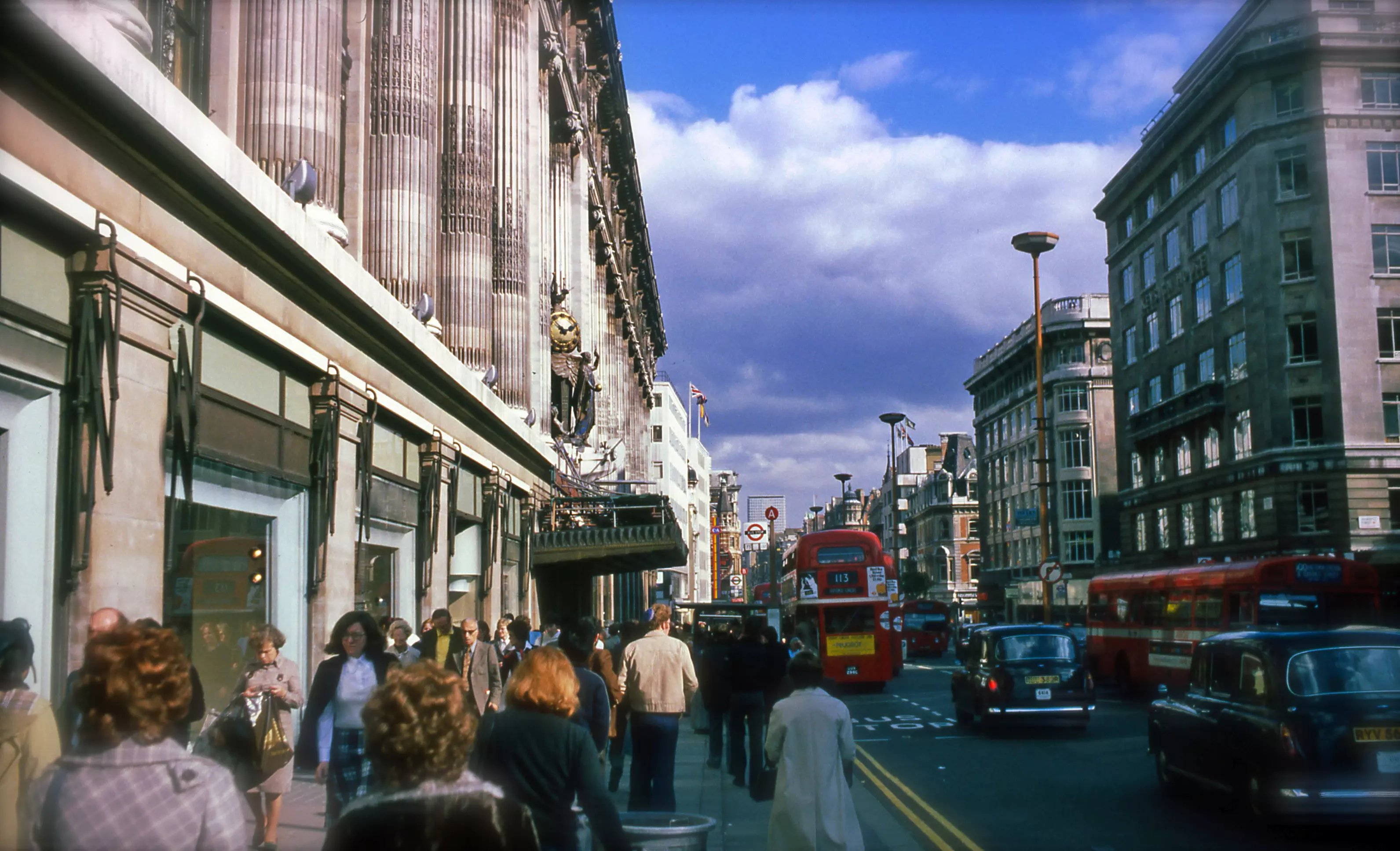 Londen 1977 1970s oktober snapshots Kodachrome