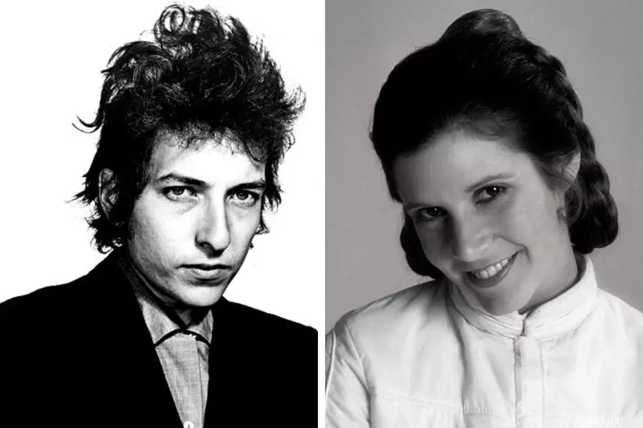 Smešni nasveti, ki jih je Bob Dylan prejel od Carrie Fisher