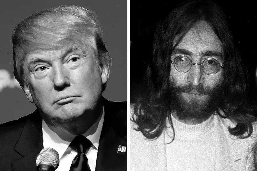 L'opinione di John Lennon sul presidente Donald Trump